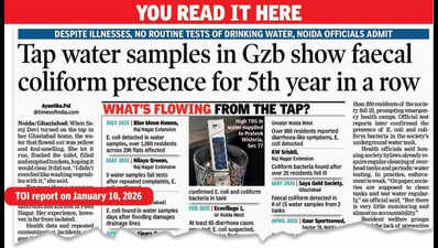 In post-Indore tests, 26 samples of Gzb water found to have coliform ...