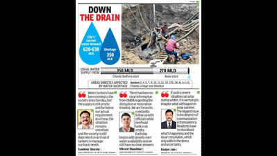 Pipeline leak sends water supply haywire in Gurgaon, new sectors worst ...