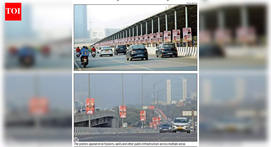 Welcome posters for new BJP chief and CM deface Gurgaon’s walls ...