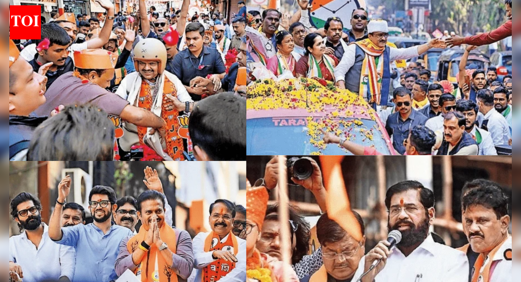 BMC elections: Netas go in for ground connect as campaigning ends ...