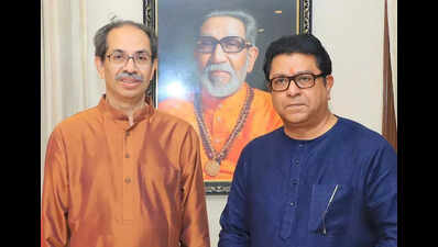 Thackeray cousins, Uddhav and Raj, visit Mumbadevi temple ahead of BMC ...