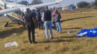 Insurance team surveys aircraft crash site | Bhubaneswar News - The ...