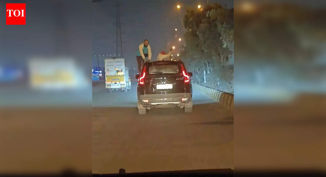 Six perform stunts on moving car in Gurgaon, held after clip goes viral ...