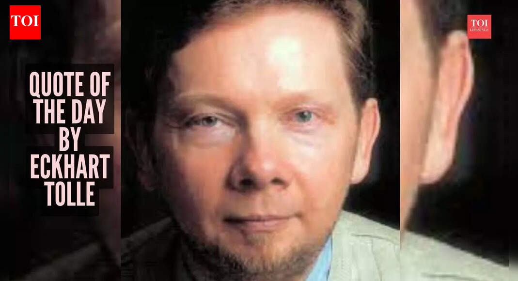 Quote of the day by Eckhart Tolle: “Stop looking outside for scraps of ...