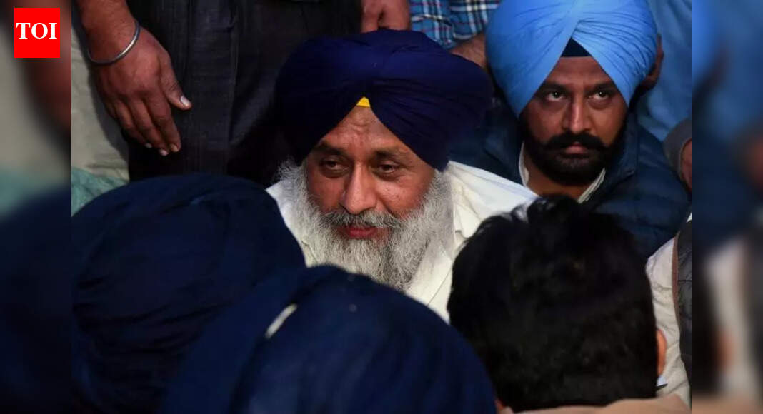 Sukhbir Badal accuses CM Mann of ‘sacrilege’, targets AAP ahead of 2027 ...