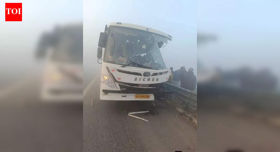 Delhi Police cop, bus conductor die after bus crashes into truck on ...