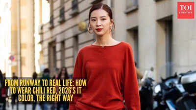Chili red is 2026’s big color energy. Here’s how to wear it without ...