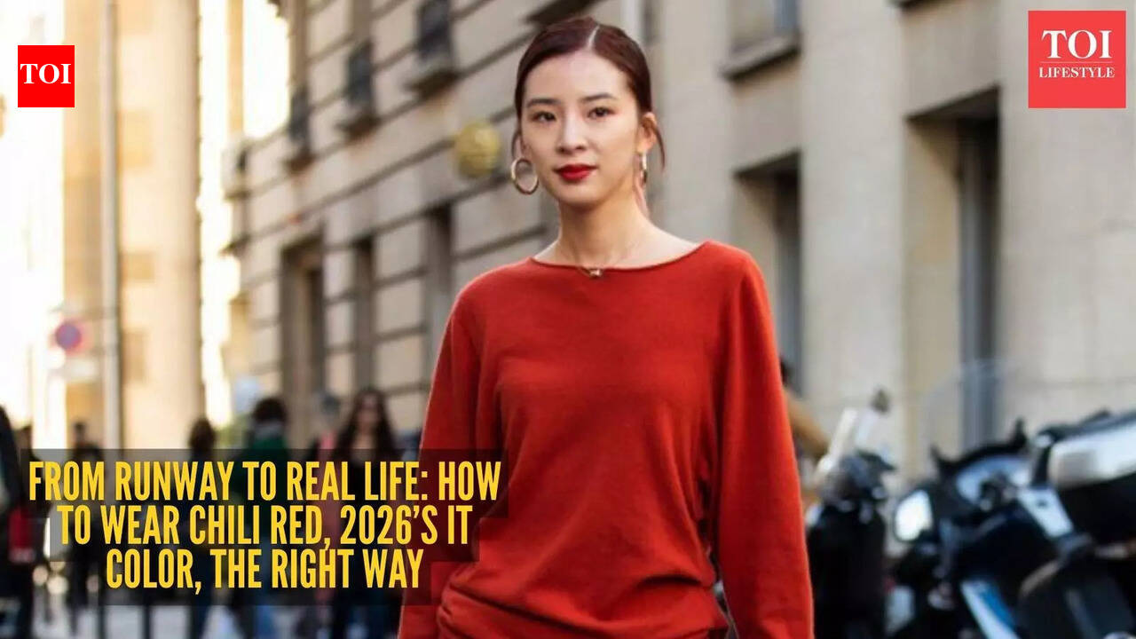 Chili red is 2026’s big color energy. Here’s how to wear it without ...