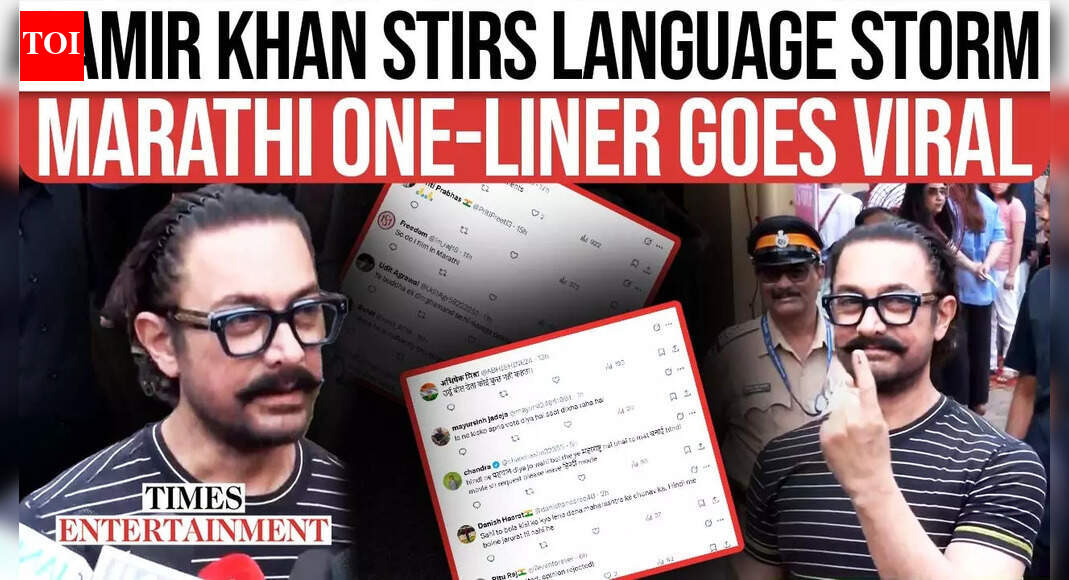 Aamir Khan Sparks Marathi vs Hindi Debate With Viral One-Liner Outside ...