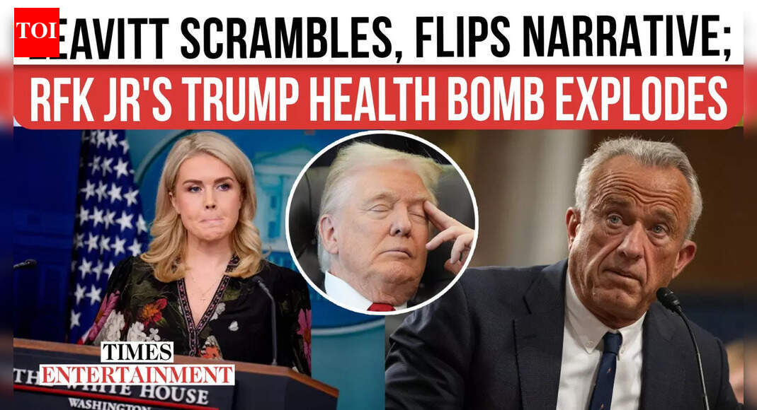 Trump's Health Back In Question As RFK Jr Talks On Podcast & Leavitt ...