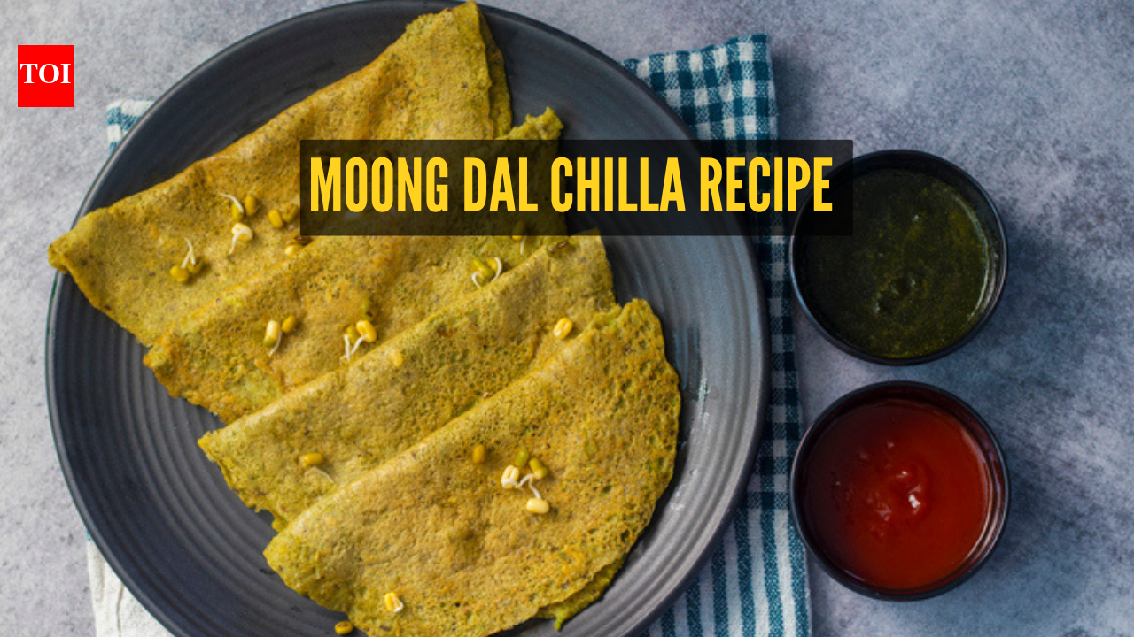 Moong Dal Chilla Recipe: How to make Moong Dal Chilla for breakfast