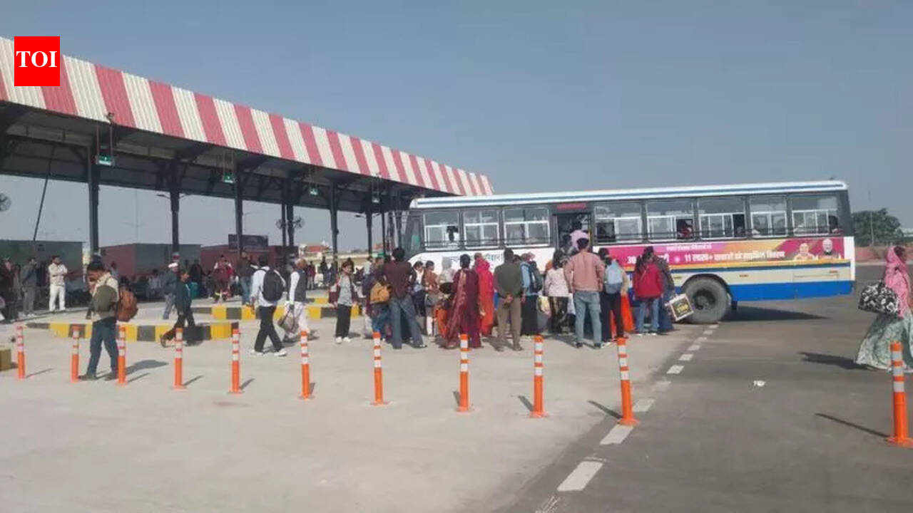 Heerapura terminal opens, eases traffic | Jaipur News - The Times of India