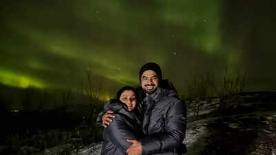 Tovino Thomas Captivates Fans with Northern Lights Family Vacation in ...