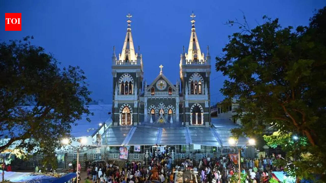 Locals’ protest halts retaining wall work at Mt Mary church | Mumbai ...