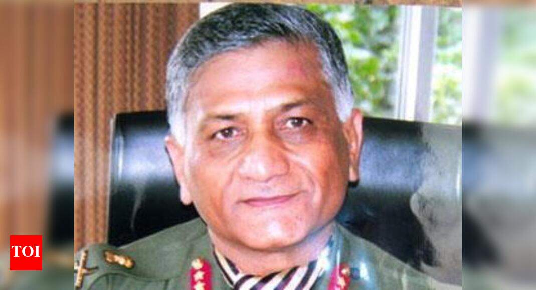 Army the best career option: General V K Singh to students - Times of India
