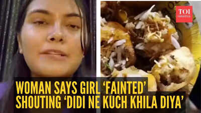 Asked for pani puri, then drama followed: Woman says girl ‘fainted ...