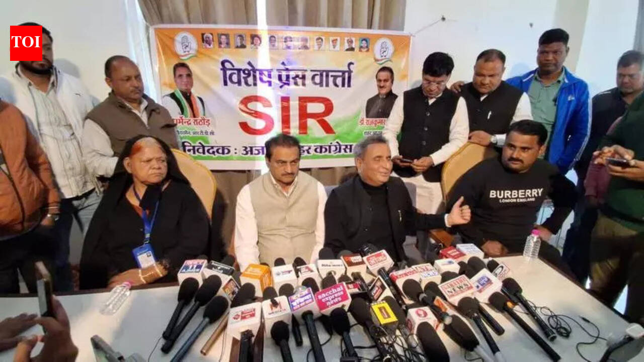 Cong produces ‘proof’ of forged SIR forms in Ajmer | Jaipur News - The ...