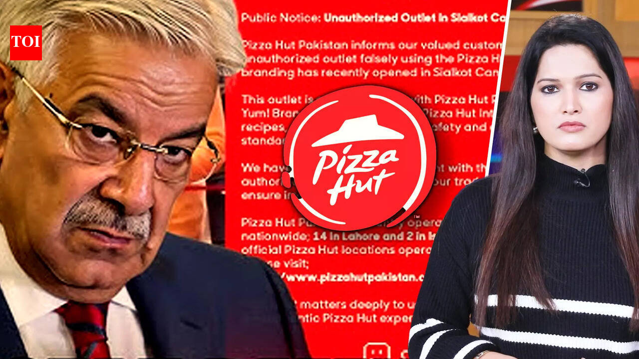 Pakistan Defence Minister Khawaja Asif inaugurates fake ‘Pizza Hut’ and ...