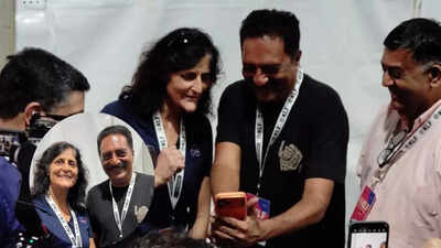'Courageous woman of our times’: Prakash Raj meets Sunita Williams ...