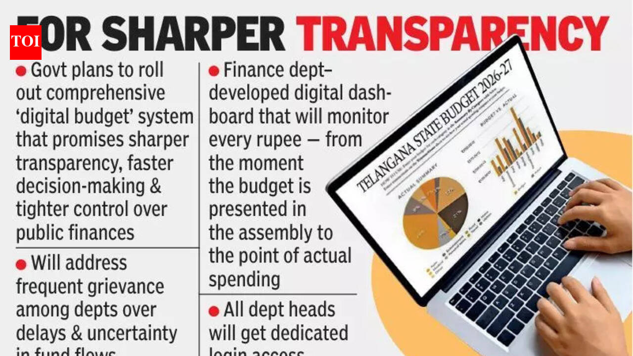 Telangana to go fully digital on budget, track every rupee by 2026-27 ...