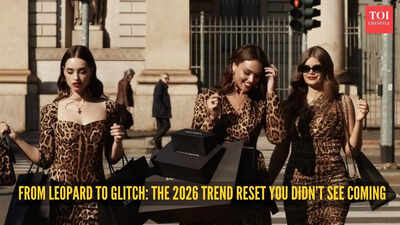 RIP leopard print: Why 2026 is the year of the glitch - The Times of India
