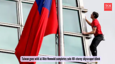 No ropes, no fear: Taiwan goes wild as Alex Honnold completes solo 101 ...