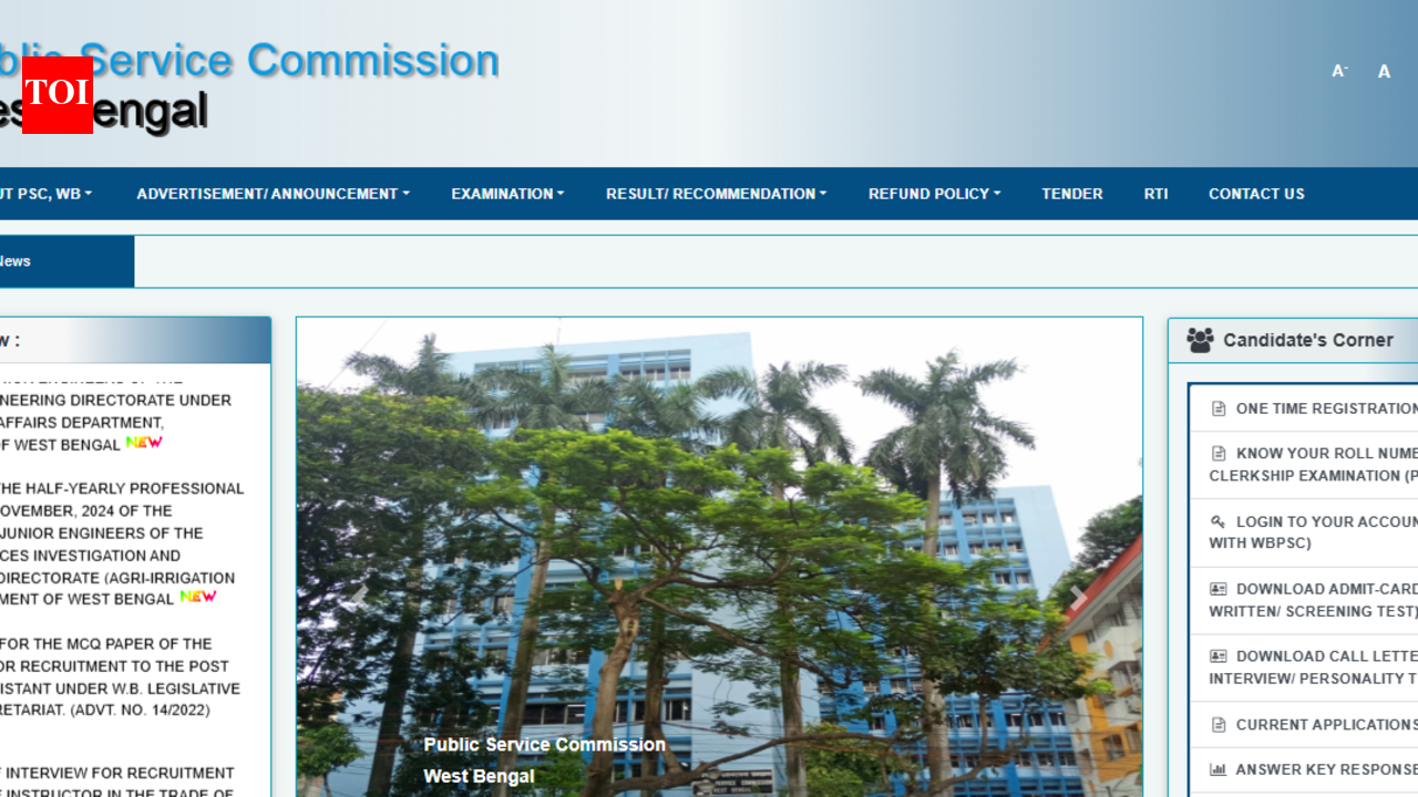 WBCS final result released for Group A and B services: Direct link to ...