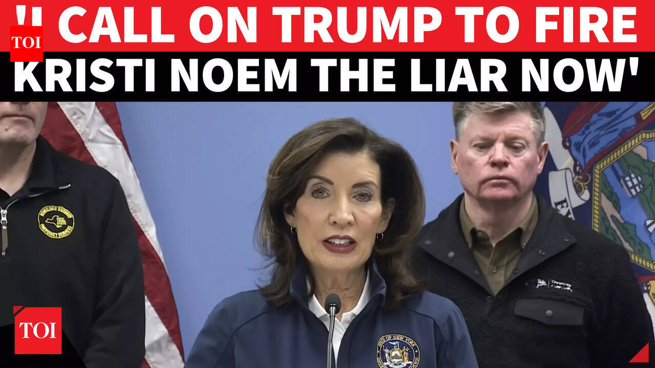 'Bald-Faced Liar': NY Gov Kathy Hochul Shows No Mercy To Kristi Noem ...