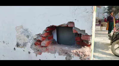 Burglars drill through Surajpur school wall to steal records and ...