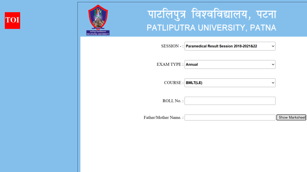 Patliputra University result 2026 released at ppu.ac.in: Direct link to ...