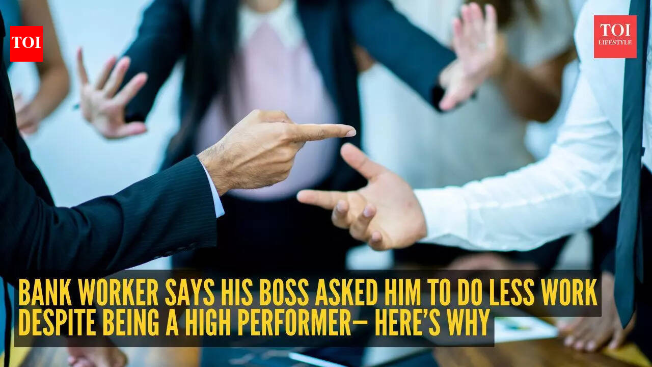 Office Politics: Bank worker says his boss asked him to do less work ...