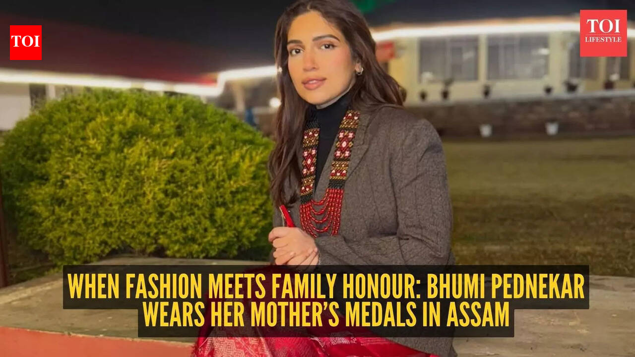 Bhumi Pednekar: Wrapped in red, rooted in history - Bhumi Pednekar ...