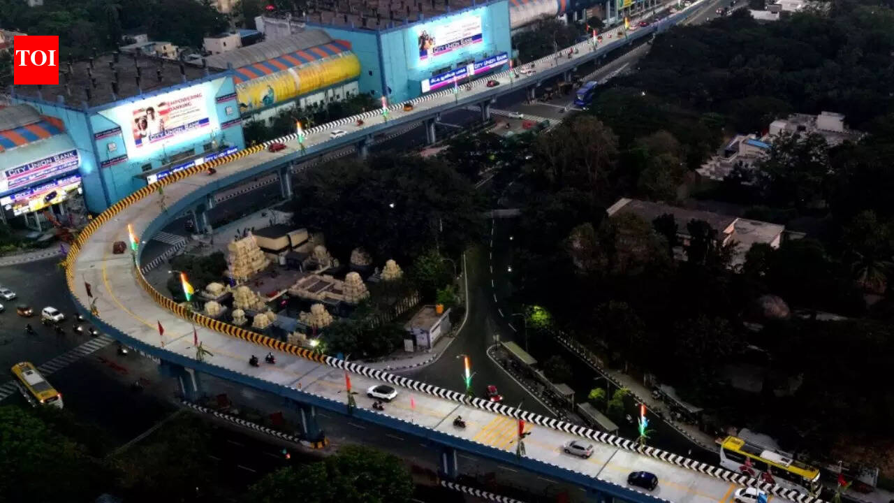 Chennai's much-awaited L-shaped Madhya Kailash flyover opens for commuters