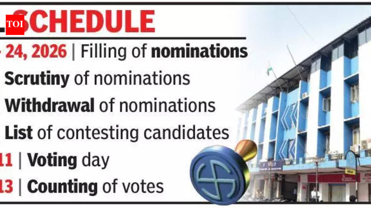 Elections to CCP’s 30 wards on March 11, counting on 13 | Goa News - The Times of India