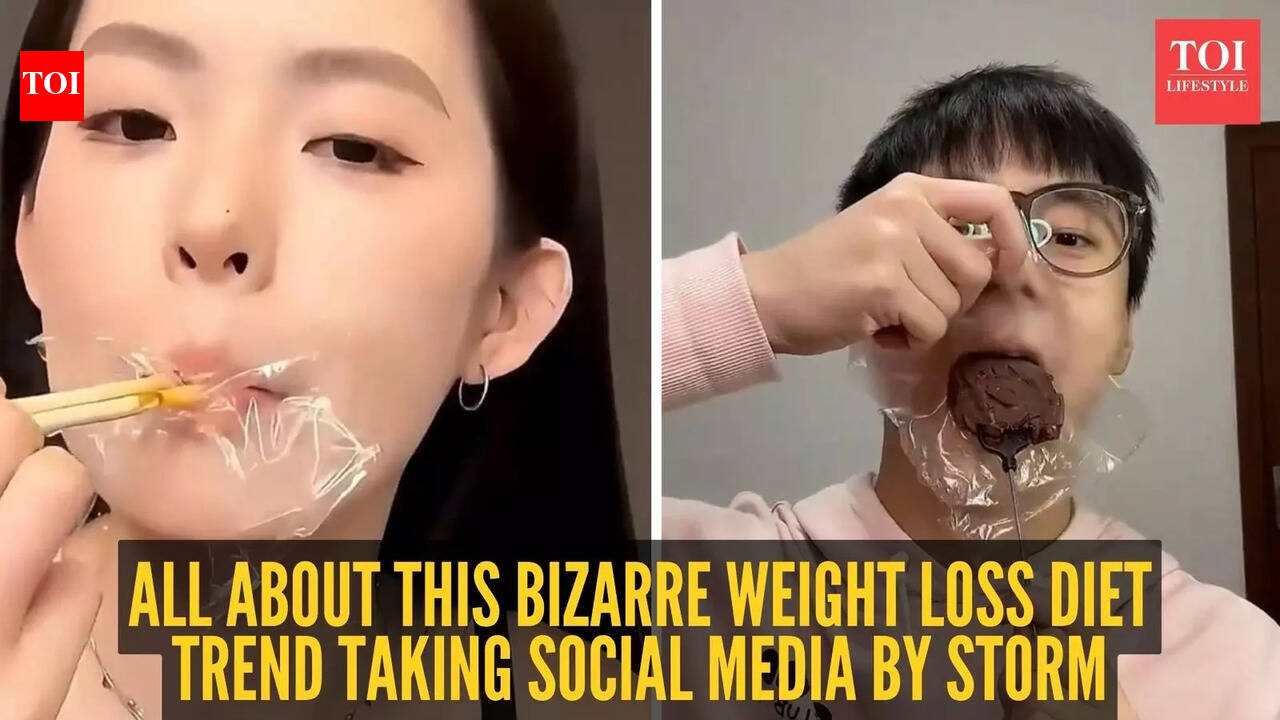 Cling Wrap Diet Trend: Plastic in the mouth, calories left untouched ...