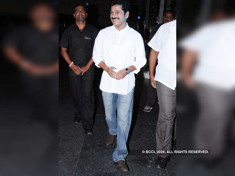 MLA Revanth Reddy during AVR Reddy's grandson's birthday bash, held at ...
