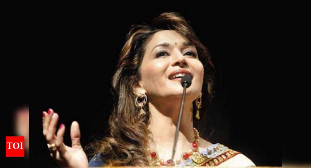 Madhuri sings for Lata at an event | Events Movie News - Times of India