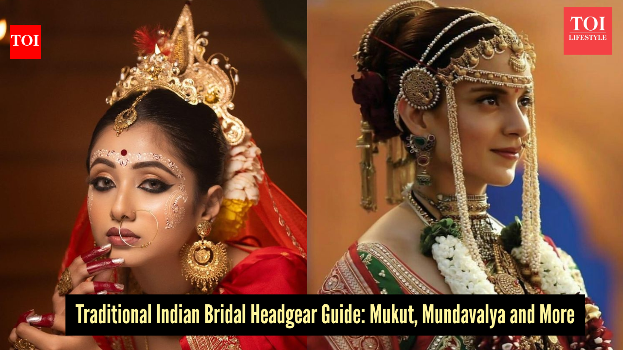 From Bengal’s Mukut to Marathi Mundavalya:5 stunning bridal headgears ...