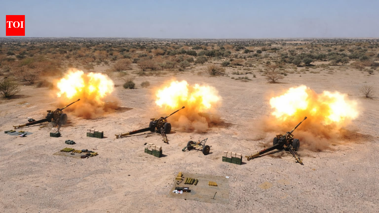 Indian Army conducts high-intensity firepower exercise in Rajasthan ...