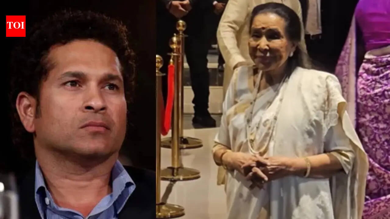 Asha Bhosle's last public appearance was at Arjun Tendulkar's wedding ...