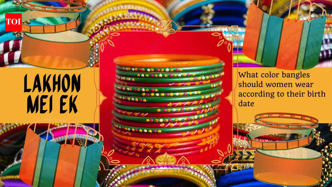 What color bangles should women wear according to their birth date