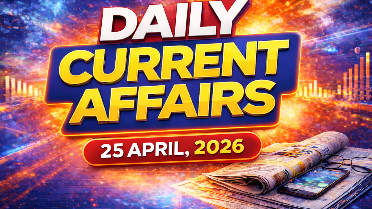 GK Quiz Today 25 April 2026 Latest Current Affairs Questions Answers ...