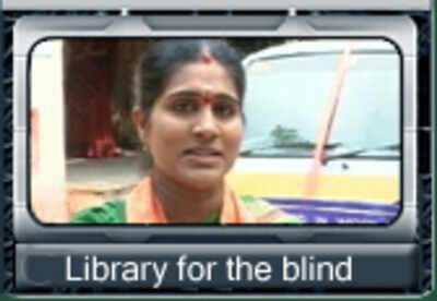 A special library for the blind! - Times of India