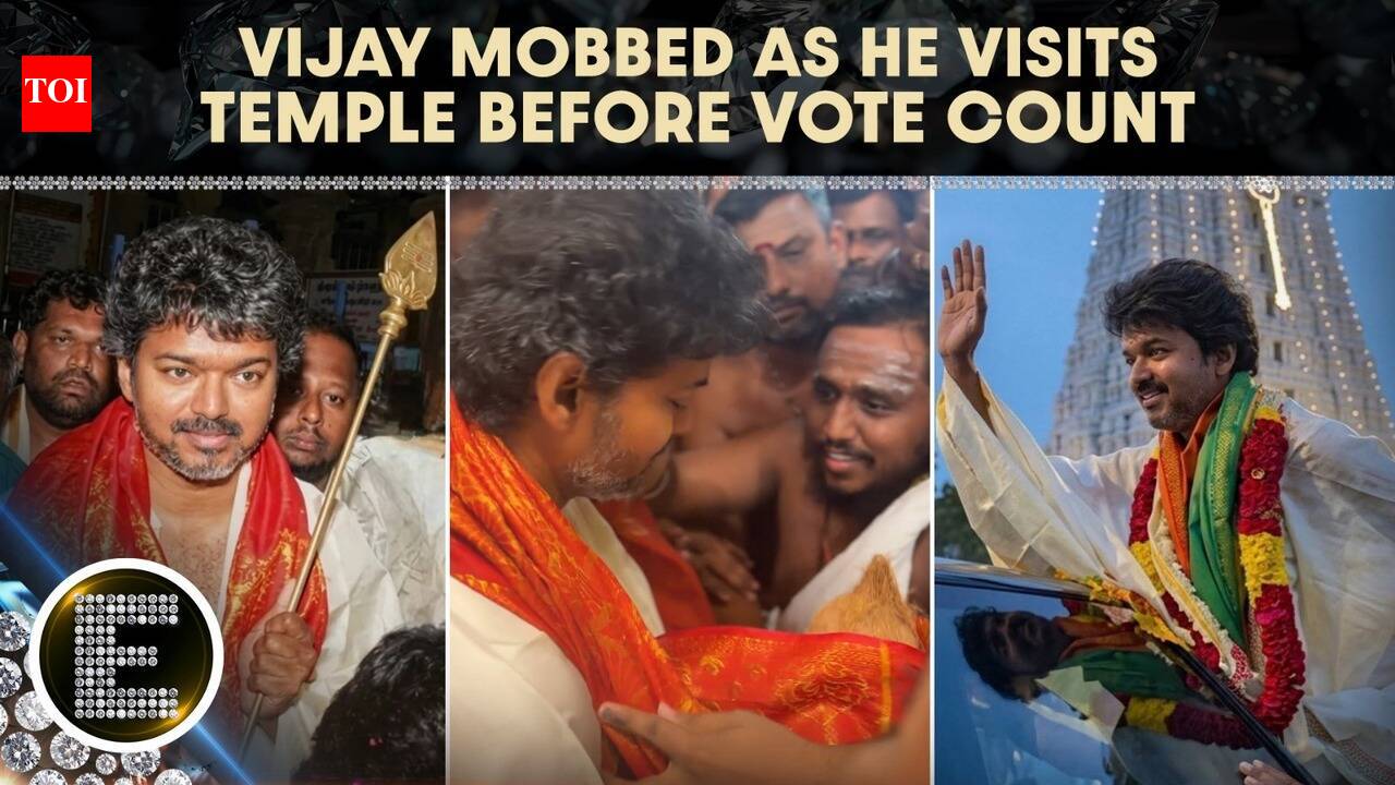 Actor-politician Vijay visits Tiruchendur temple ahead of election ...