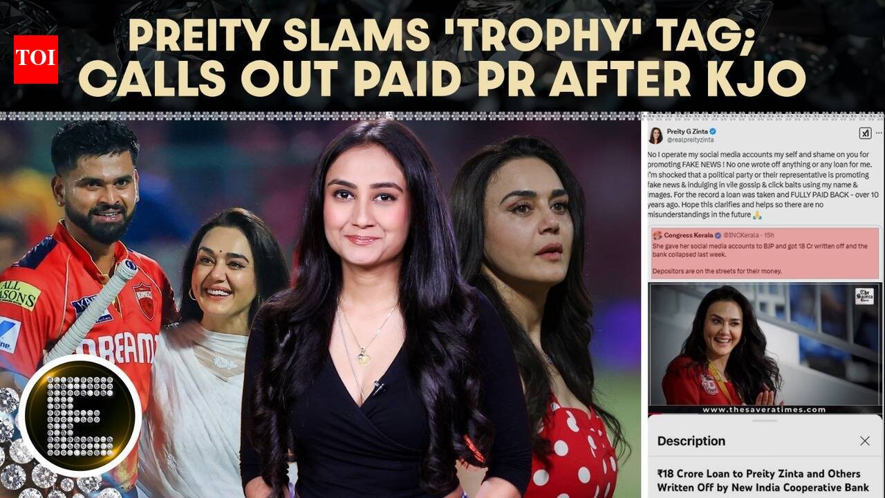 Preity Zinta Rejects ‘Trophy’ Label, Calls Out Paid PR Culture After ...