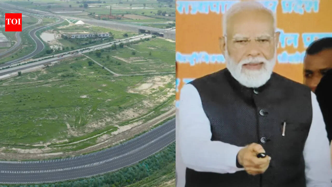 Ganga Expressway Inauguration Live Updates: Highlights - The Times of India