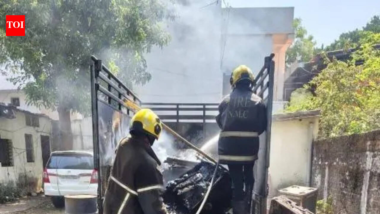 Multiple blazes reported in city, firemen battle intense heat | Nagpur ...