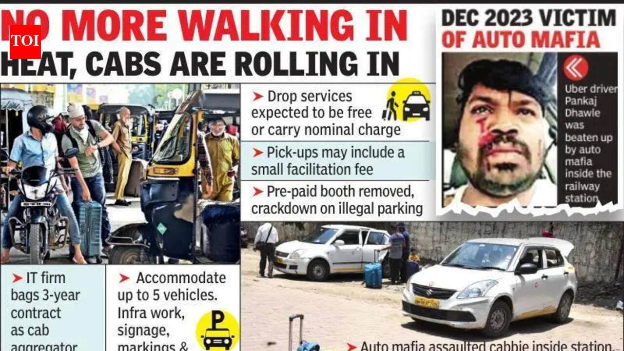 Auto Mafia Is Down, App-Based Cabs To Resume Rly Stn Service | Nagpur ...