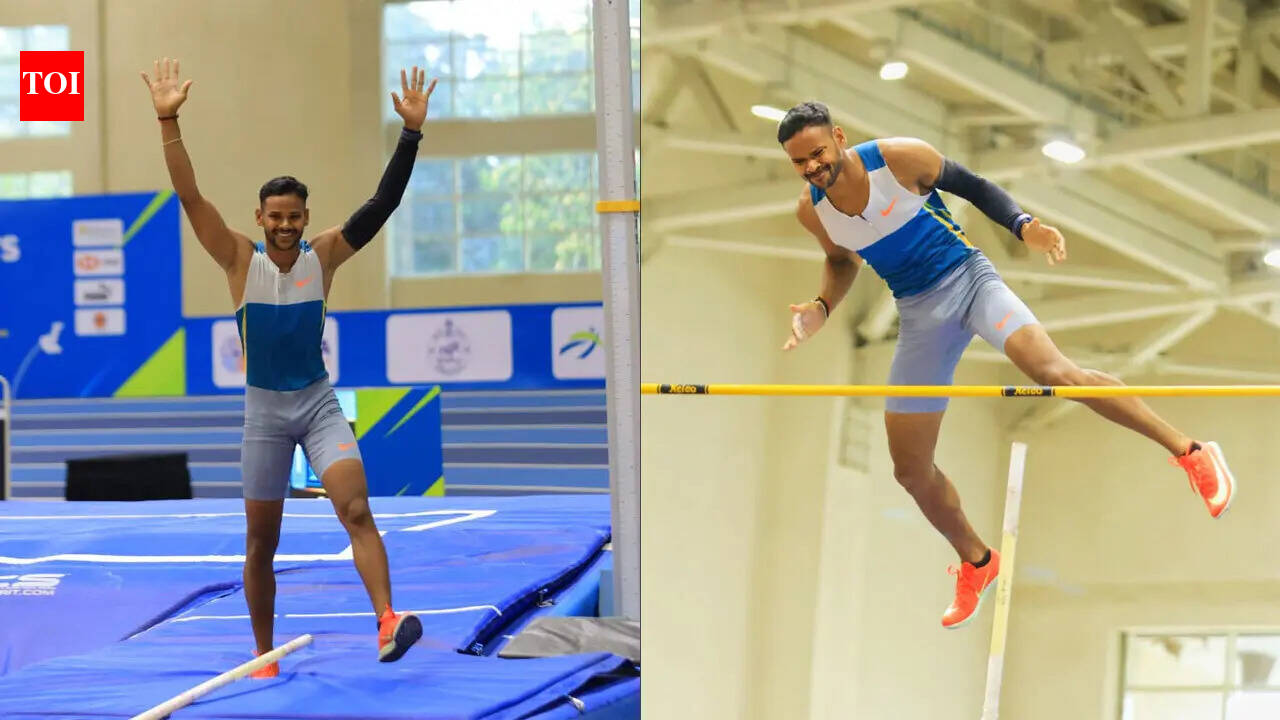 Pulled off train in January, Kuldeep Kumar breaks pole vault record ...