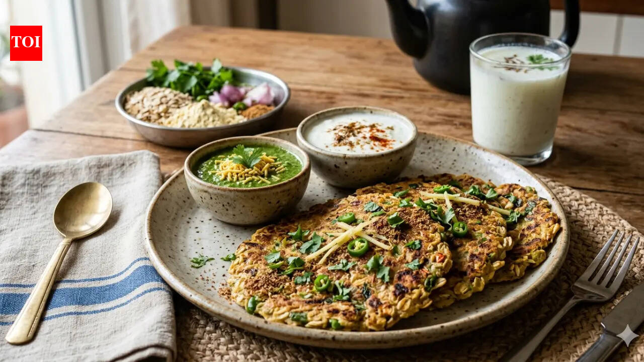 How to make Oats, Besan, and Chaach Chilla for a light summer breakfast